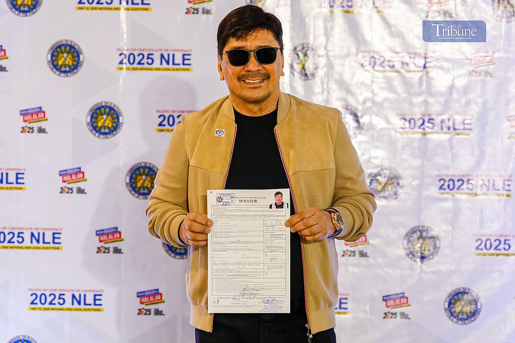 Ben Tulfo Files Certificate of Candidacy for 2024 Elections