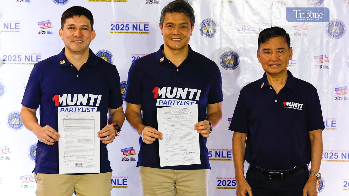 1Munti party-list submits CONA