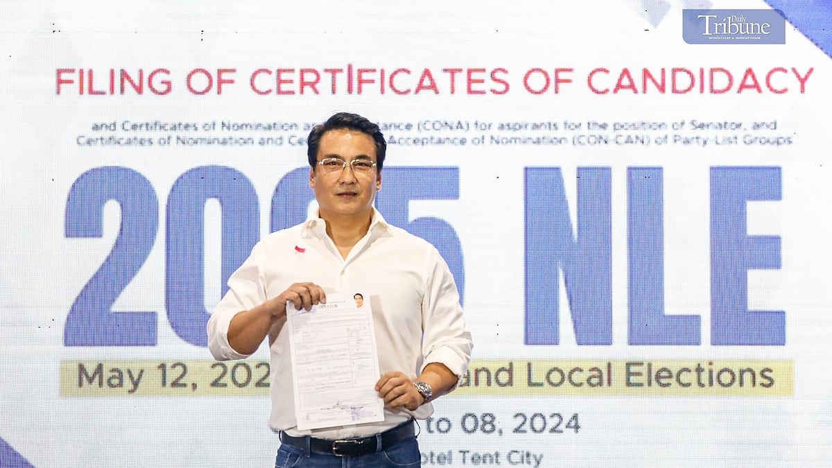 Senator Bong Revilla files COC for reelection