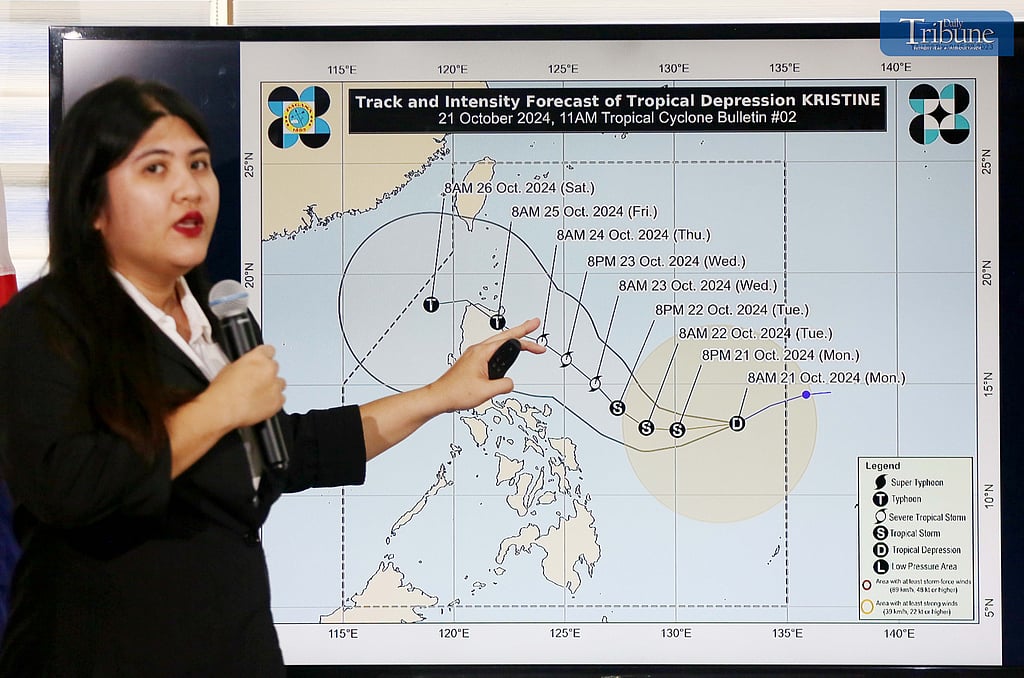 More areas under storm signal as Kristine decelerates
