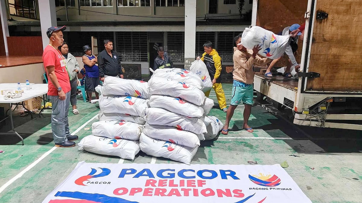 PAGCOR sends 5,000 relief packs