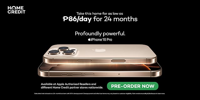 Own the New iPhone 16 Pro for Just PhP86 a Day with Home Credit's ...