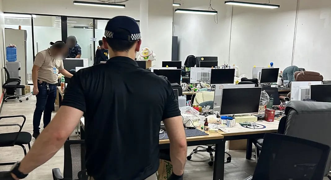 Alleged crypto scam call center busted