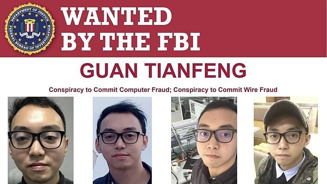 U.S. Offers $10M Reward for Information on Chinese Hacker Guan Tianfeng