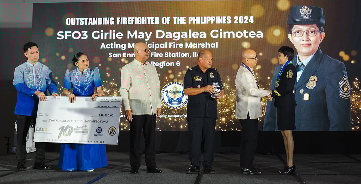 BFP and SM honor ten outstanding Filipino firefighters