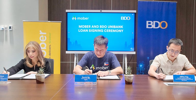 Mober and BDO Unibank Sign Groundbreaking Deal for 60 New EV Trucks in ...