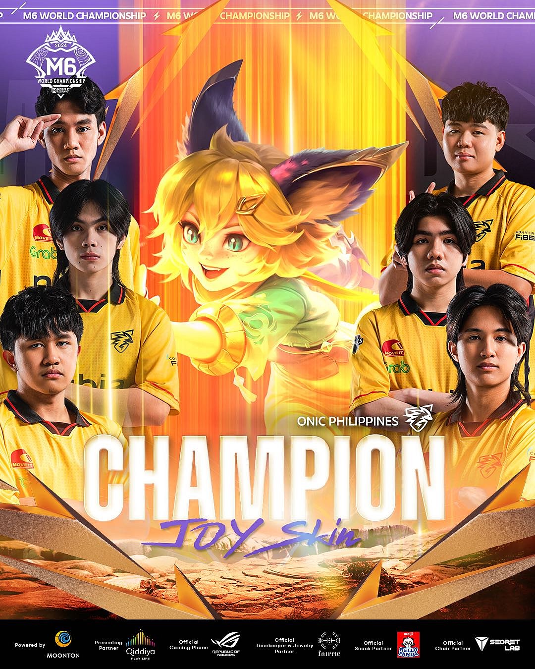 ONIC chooses Joy, Kelra goes for Beatrix for M6 skin