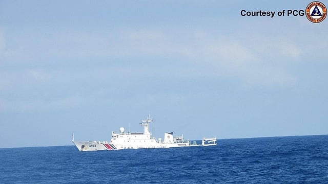 Close watch over Chinese Coast Guard vessel