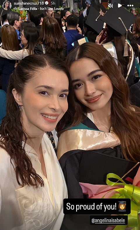 Sunshine Cruz and Cesar Montano Reunite to Celebrate Daughter's College ...
