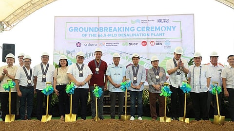 Metro Pacific starts P5.5-B Iloilo desalination plant