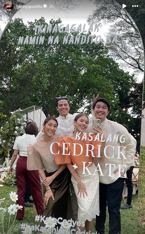 Cedrick Juan and Kate Alejandrino Celebrate Love in Intimate Garden Wedding