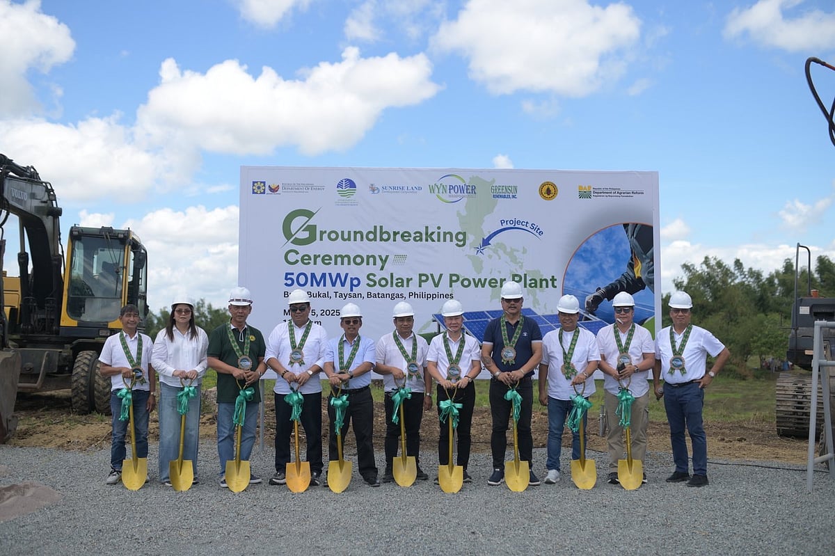 Wyn Power Corp. Breaks Ground on 50-Megawatt Solar Plant in Batangas
