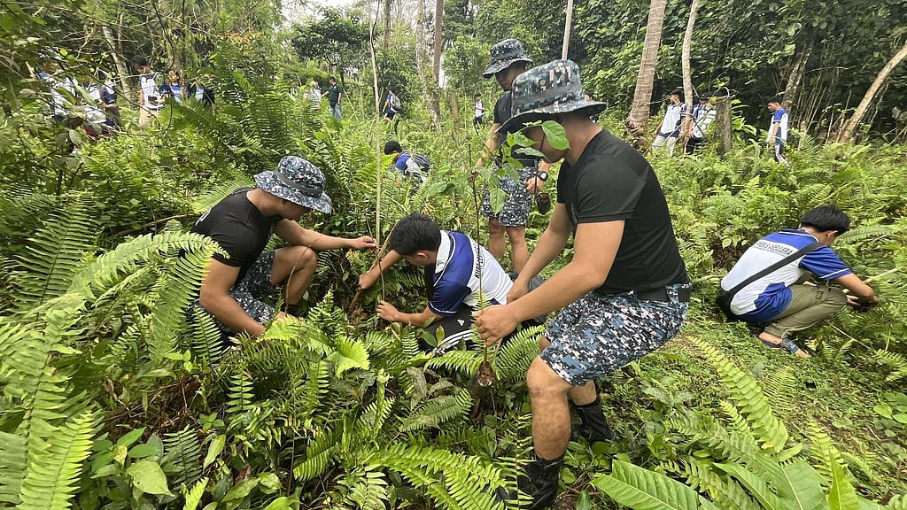 160 Narra Trees Planted in San Teodoro for Climate Change Action