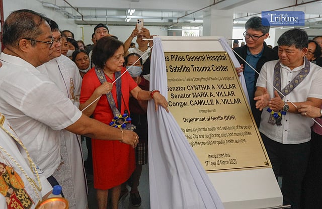 Sen. Villar inaugurates 12-story building at Las Piñas Hospital