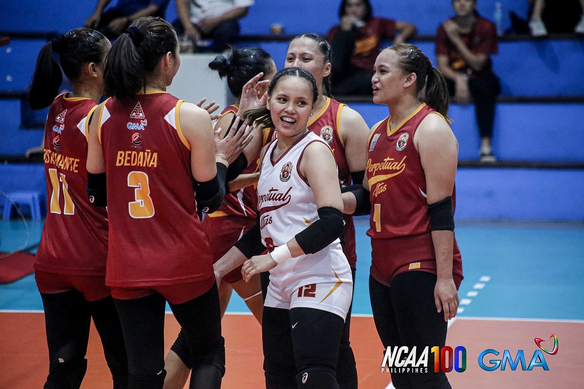 Perpetual Spikers Triumph Over San Sebastian in NCAA Season 100