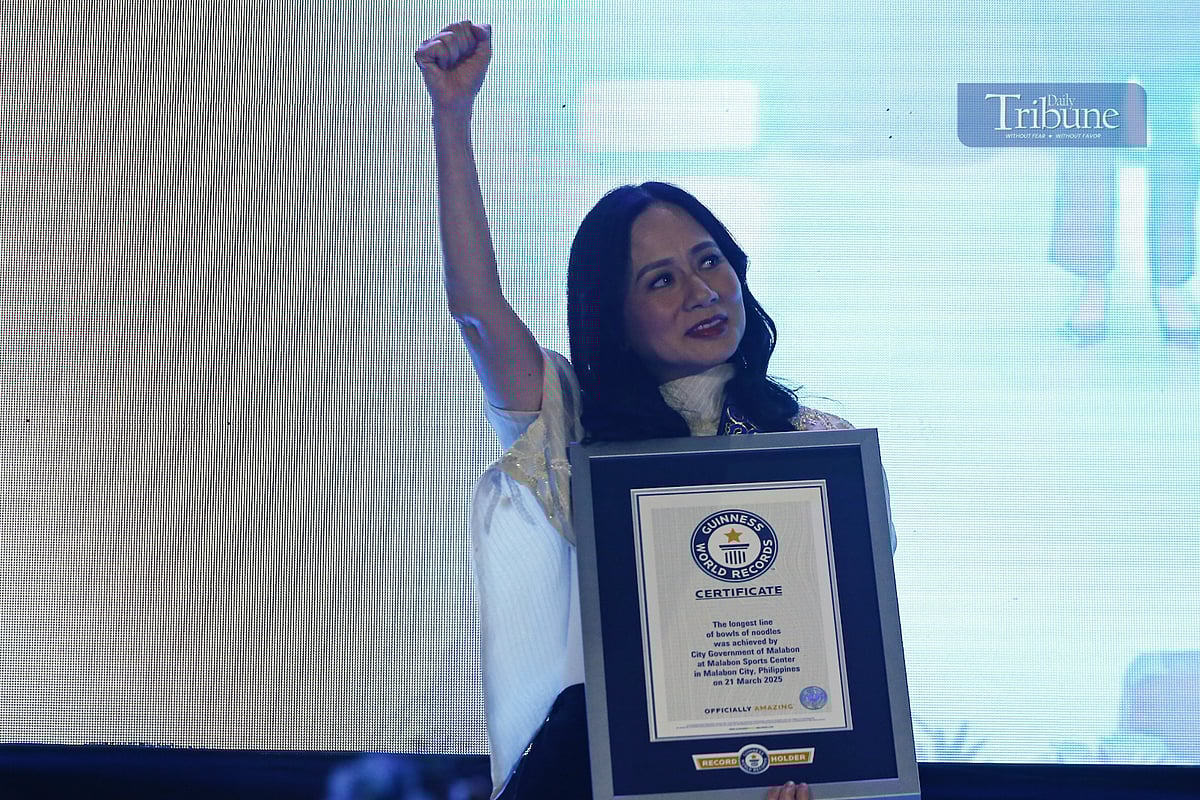 Malabon City breaks noodle world record