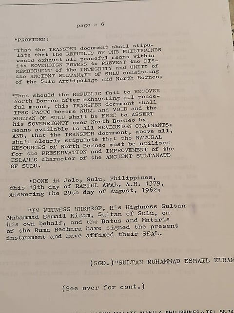 Sultanate of Sulu revokes Sabah sovereignty transfer to Philippines