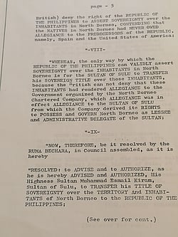 Sultanate of Sulu revokes Sabah sovereignty transfer to Philippines