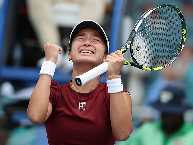 Philippines' Alexandra Eala Shocks World No. 2 Swiatek at Miami Open