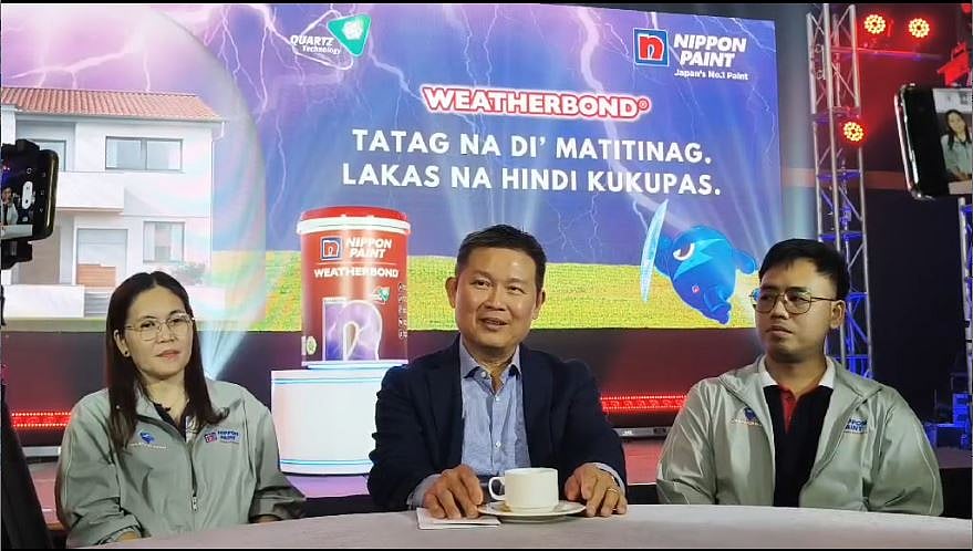 Nippon Paint launches Weatherbond Quartz series in Phl, targeting harsh ...