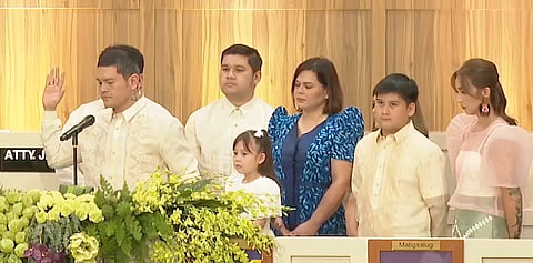 ‘Baste’ Takes Oath as Davao Vice Mayor