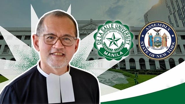 DLSU president Bernard Oca honored by New York Assembly