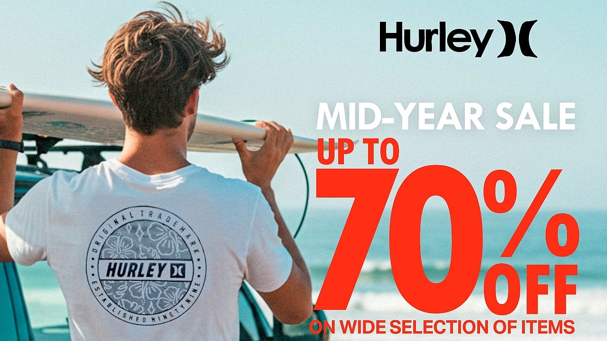 Hurley - Mid-Year Sale up to 70% off