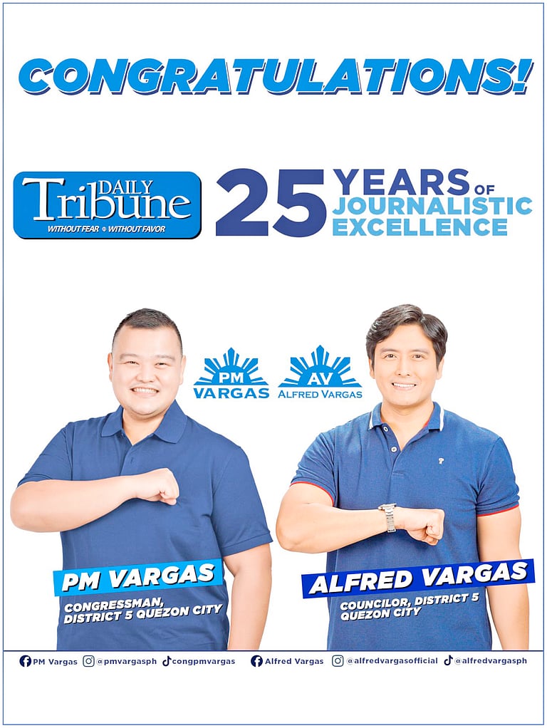 Greetings from Congressman PM Vargas and Councilor Alfred Vargas
