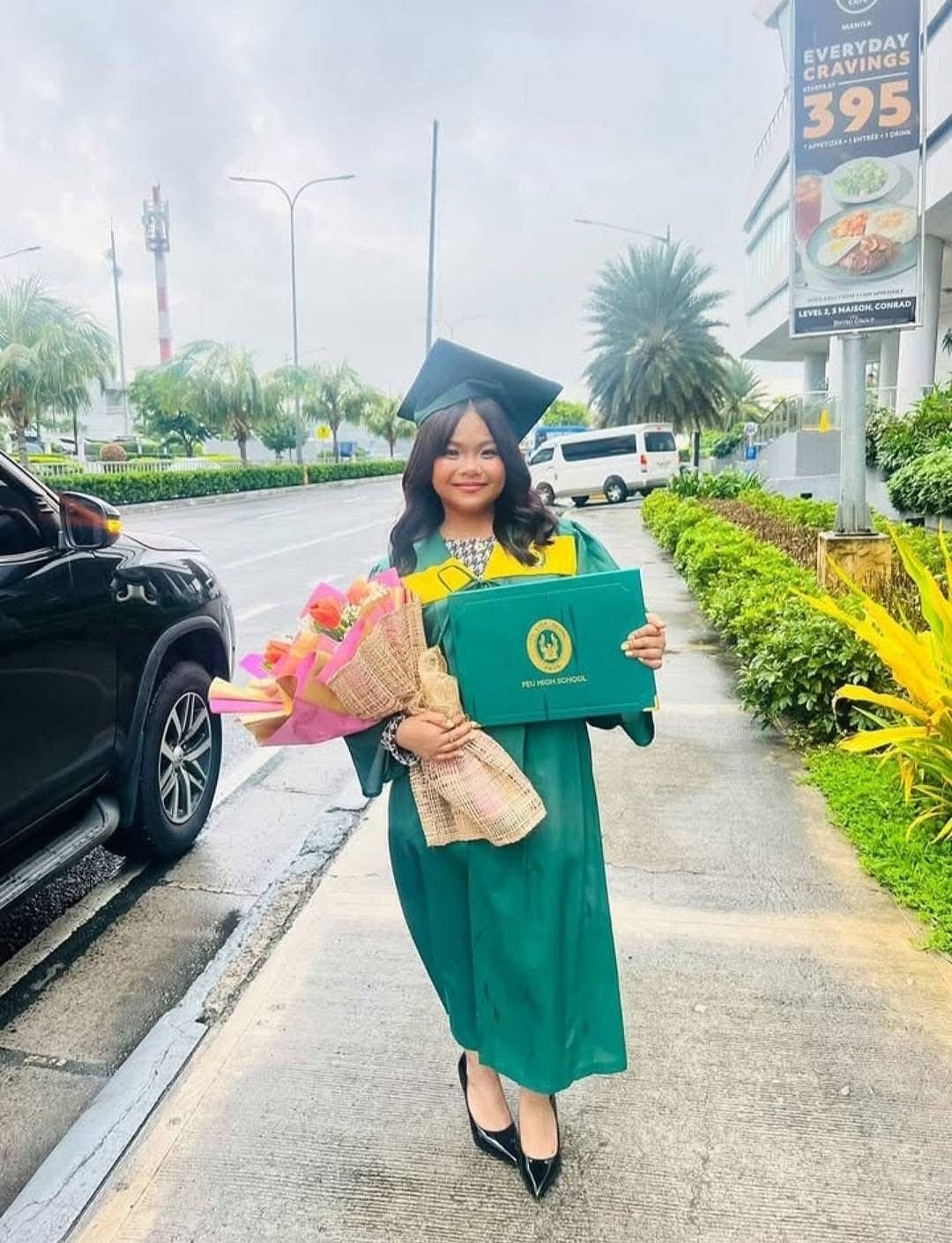 Ryzza Mae Dizon graduates from SHS