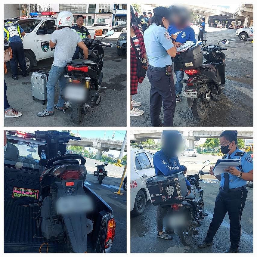 Authorities nab 'habal-habal' riders at NAIA