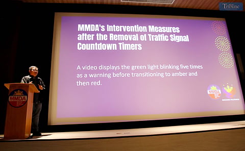 MMDA intervention measures after the removal of traffic signal ...
