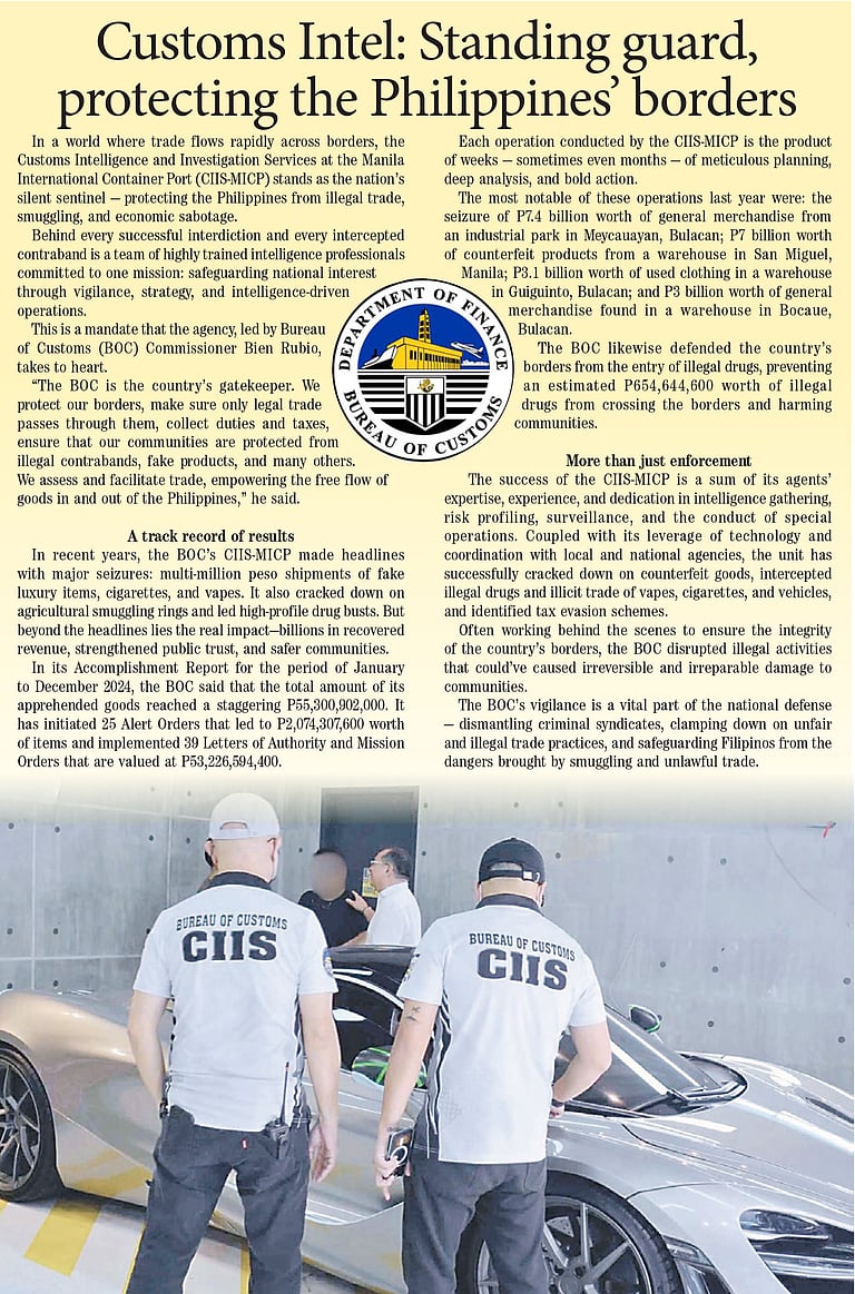 Customs Intel: Standing guard, protecting the Philippines' borders