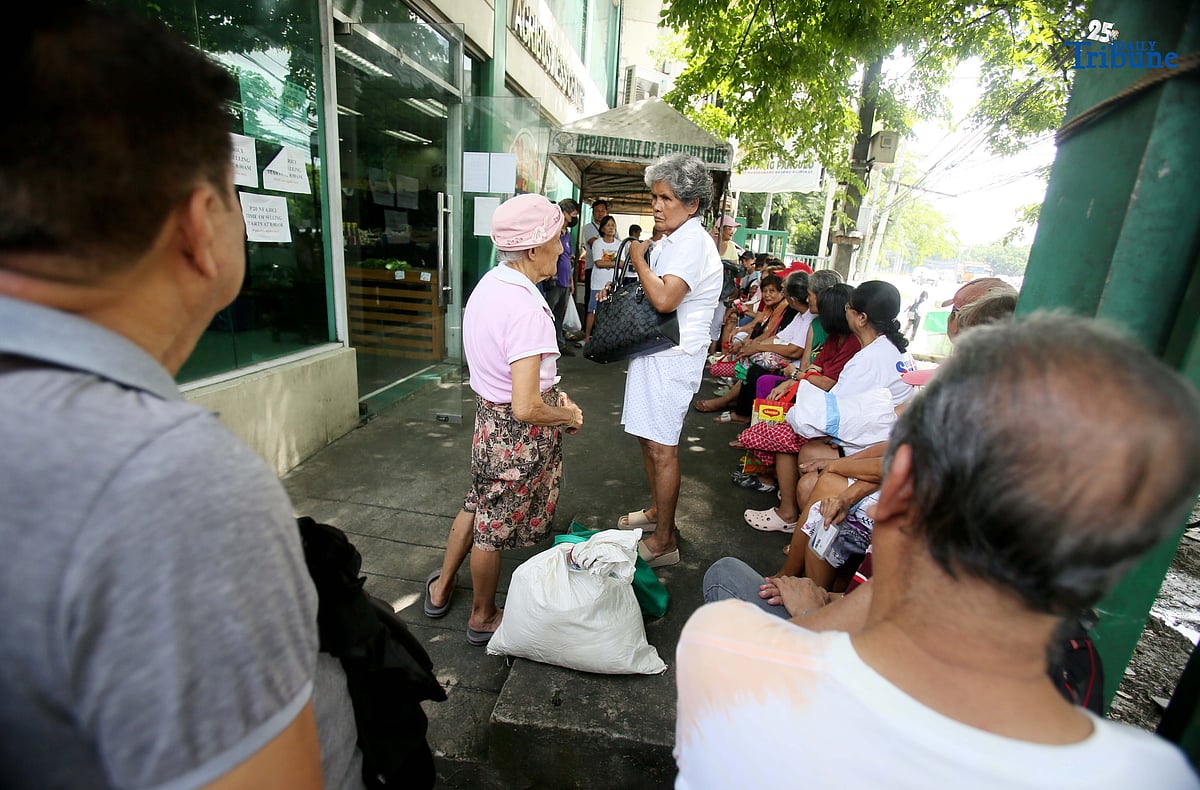 Kadiwa P20 rice draws Quezon City residents to long queues