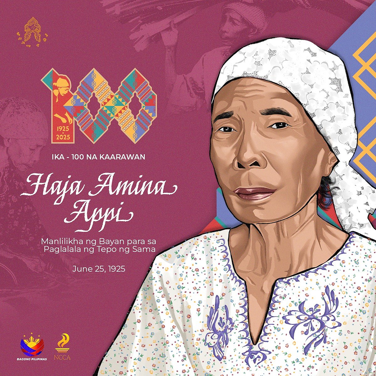 Phl marks centennial year of National Living Treasure Haja Amina Appi