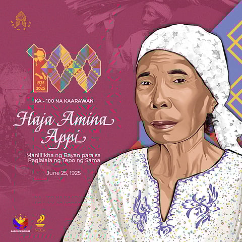 Phl marks centennial year of National Living Treasure Haja Amina Appi