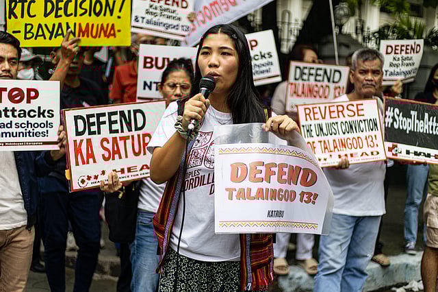 Protesters urge CA to overturn 'Talaingod 13' conviction