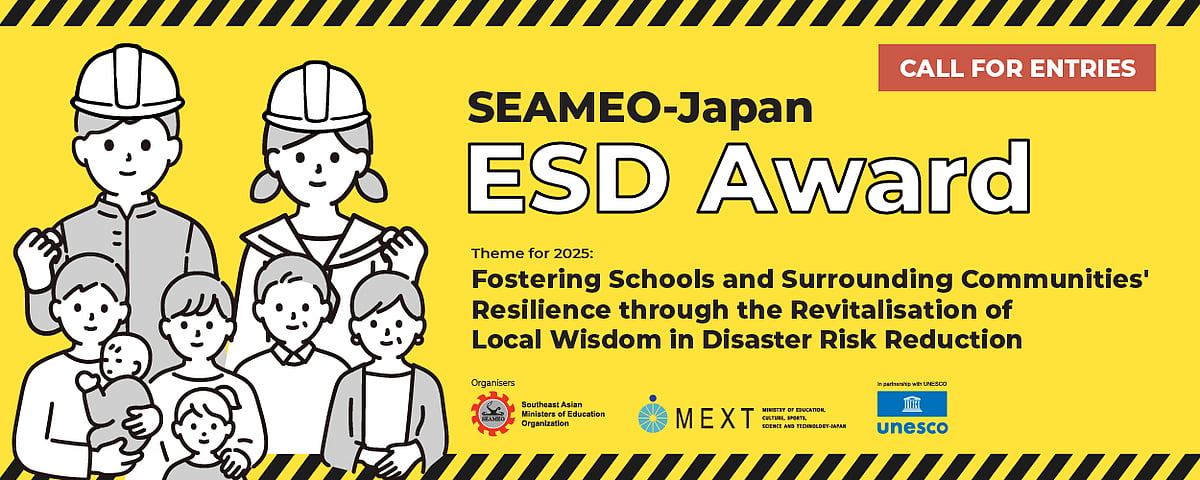 SEAMEO-Japan ESD Award 2025 opens for entries