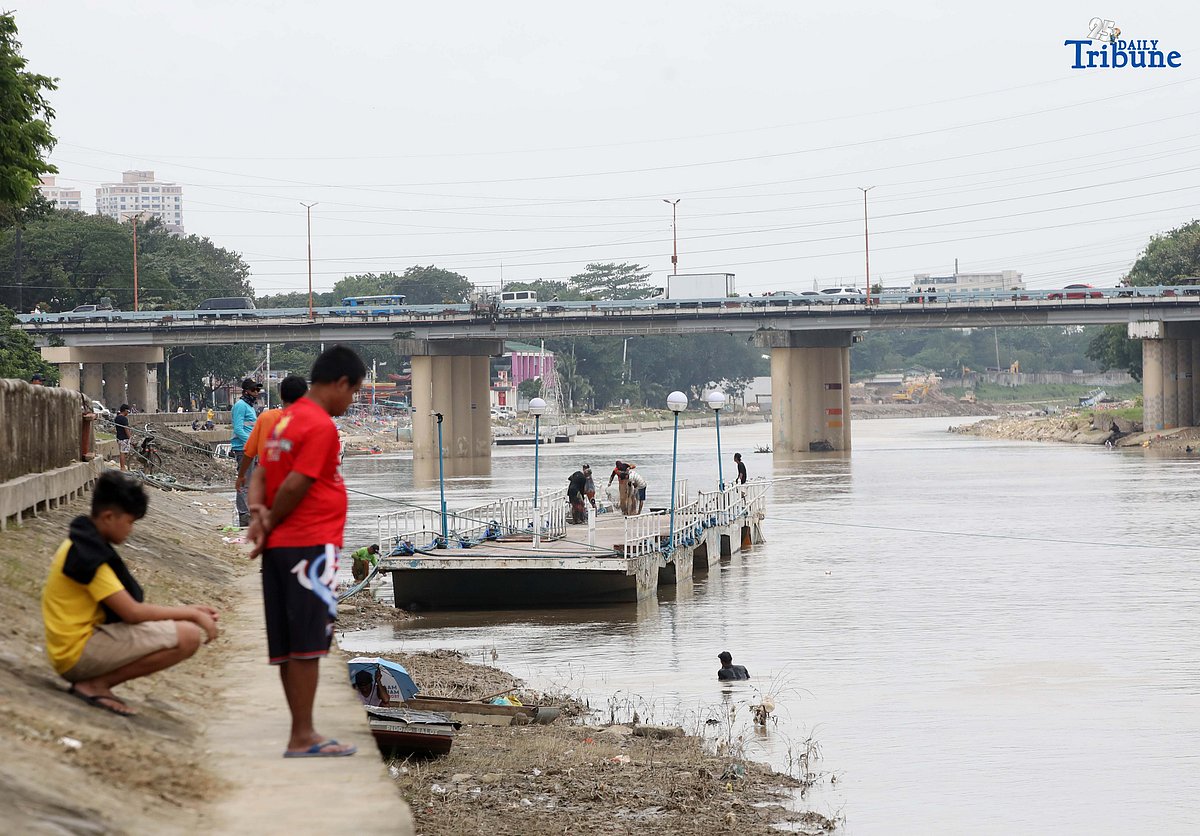 Marikina fishers turn to river for food