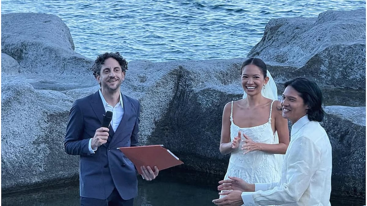 Borgy Manotoc, Carla Sison tie the knot after nearly a decade together