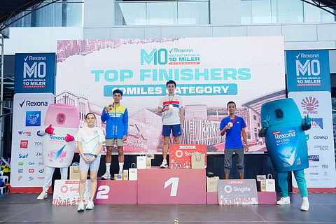 Orduña, Roda top Rexona Run's Parañaque leg