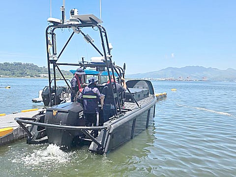 Marina tests autonomous vessel