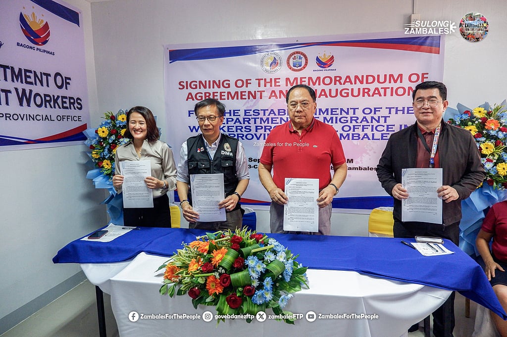 DMW opens Zambales provincial office