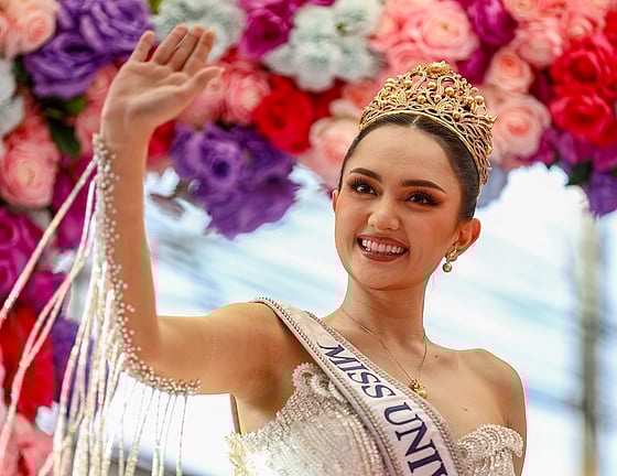 Miss Universe Athisa Manalo homecoming parade in Manila