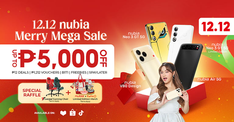 Nubia mounts 12.12 holiday sale