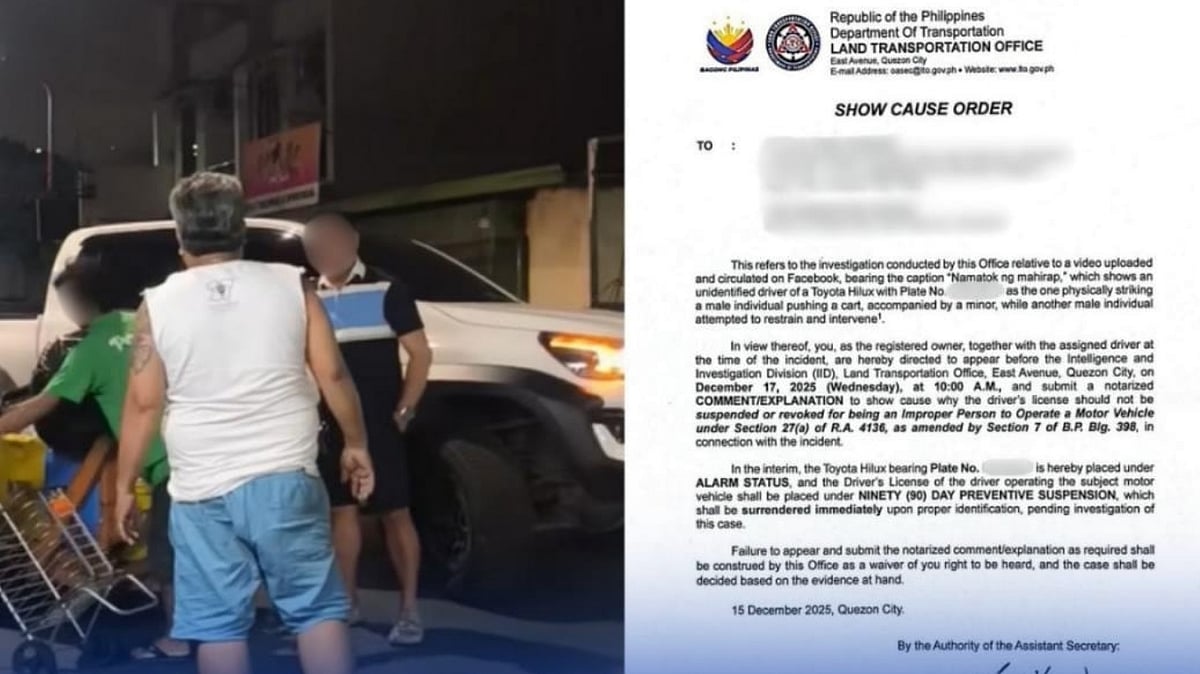 Viral road rager comedienne’s brother, says LTO