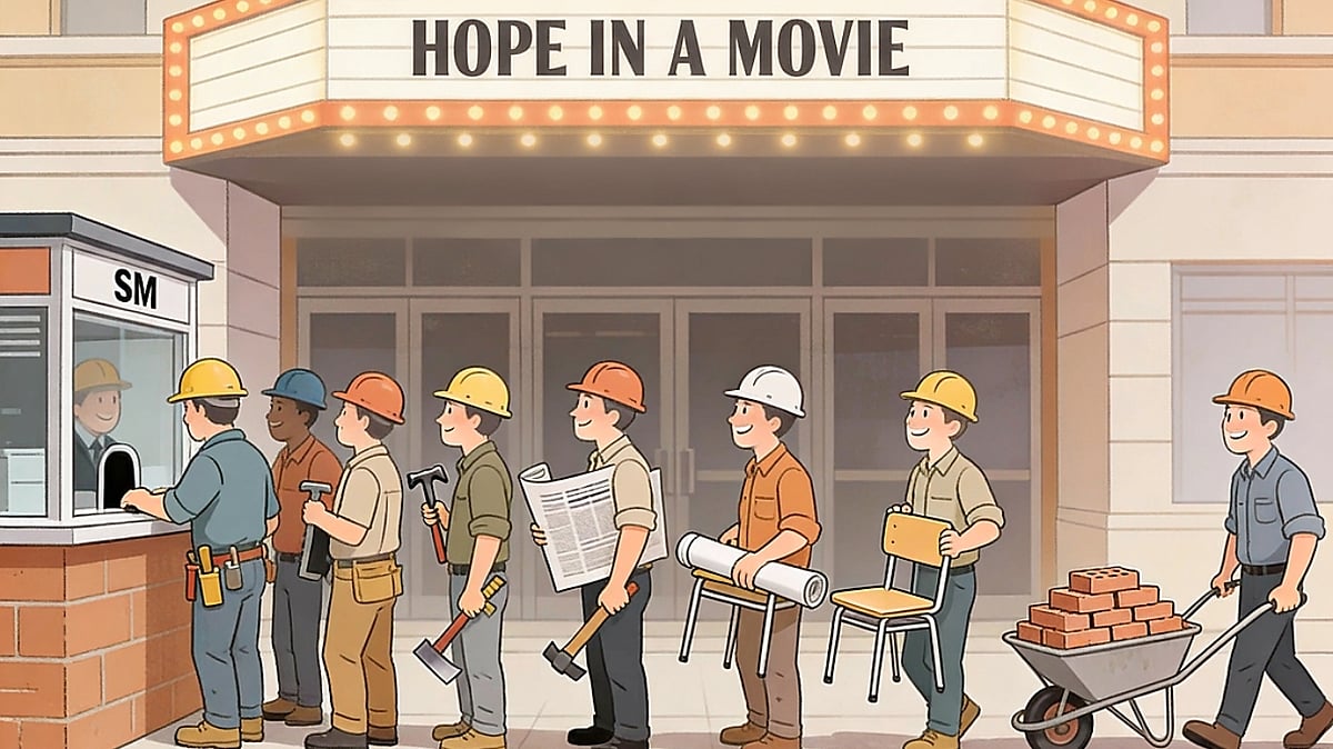 When watching movies build classrooms