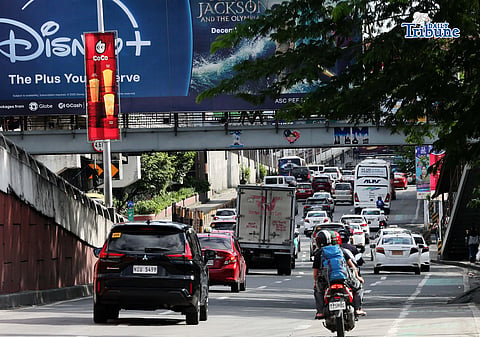 Moderate traffic reported on EDSA southbound in Quezon City