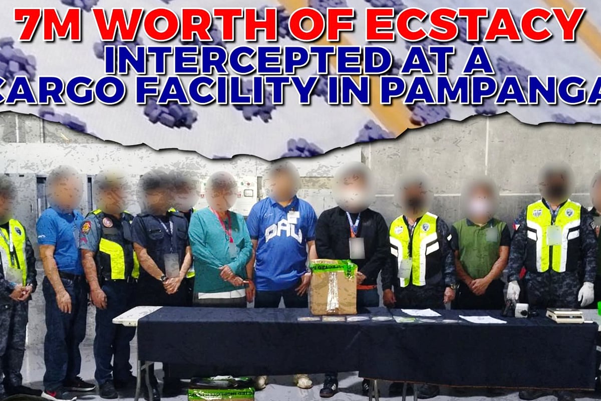 P7-million Ecstasy haul intercepted at Clark cargo facility