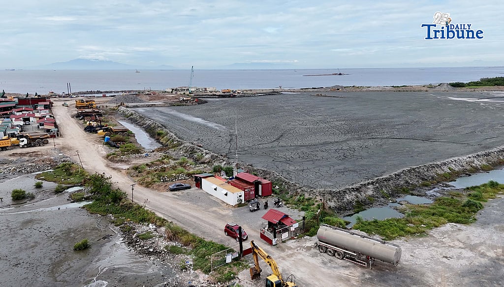 Inspection of Manila Bay reclamation dredgers