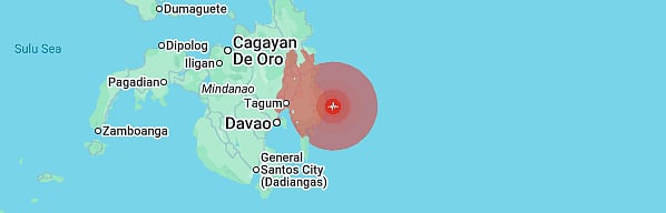Magnitude 6.4 quake jolts Mindanao